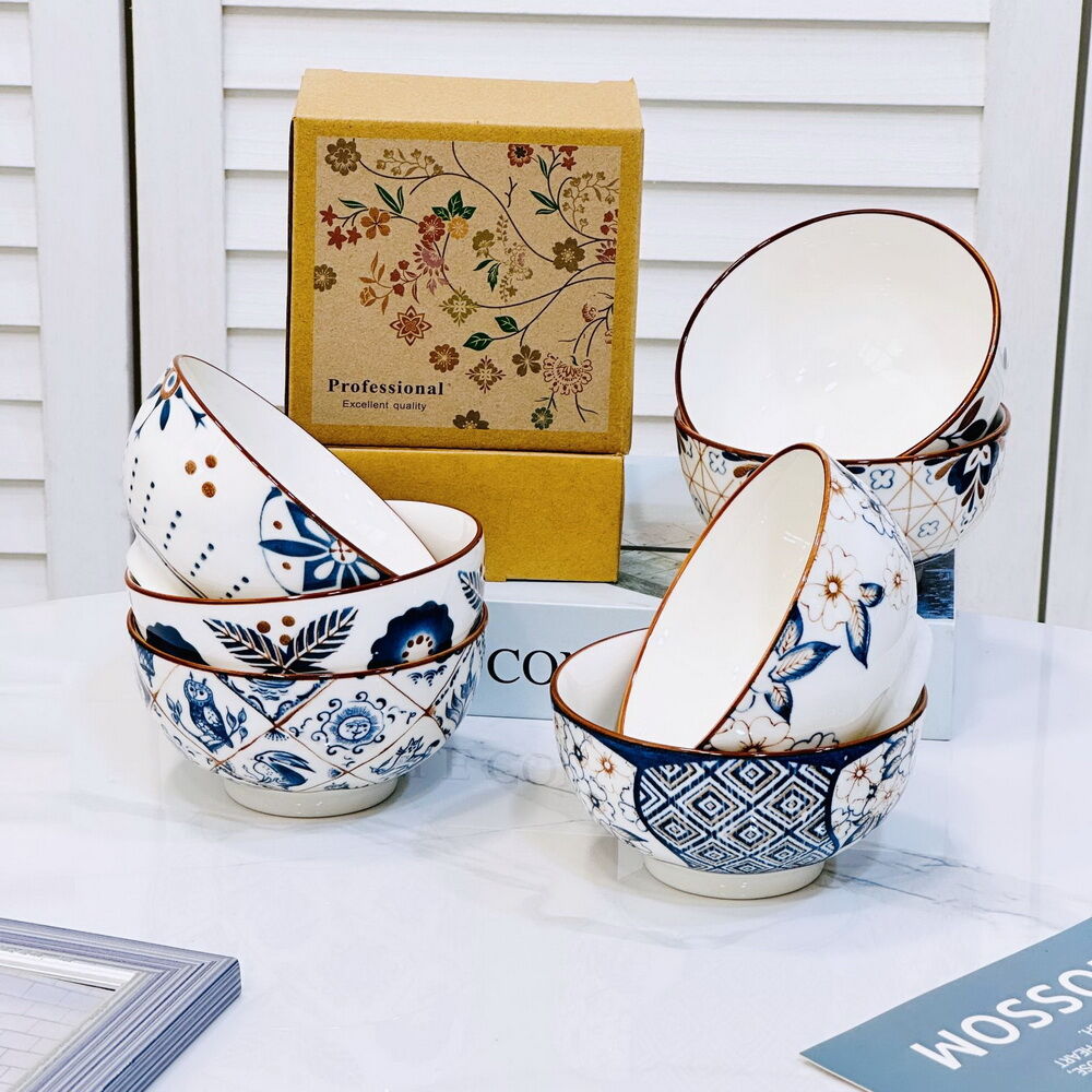 Buy China Wholesale Wholesales Porcelain Bowls Of 1/2/4/6pcs Ceramic ...