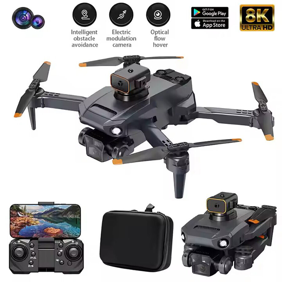 New P8 Pro P8 Ptz 5 Camera Drone 4k Wifi Fpv With Gps Dual Camera ...