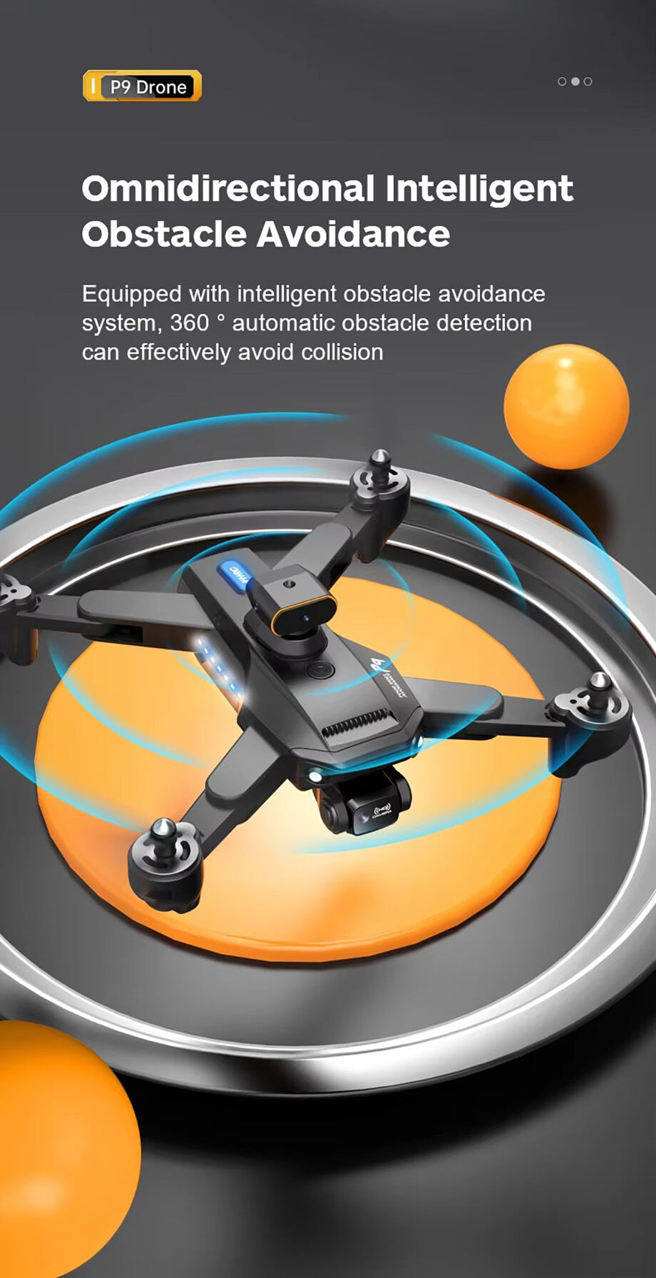 Factory P9 Pro Drone 8k Dual Camera Optical Flow 6axis Fpv Cool Light ...