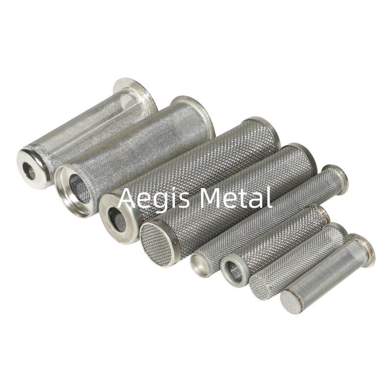 Cylinder Shape Stainless Steel 303 316 Wire Mesh 20 30 50 100 Micron ...
