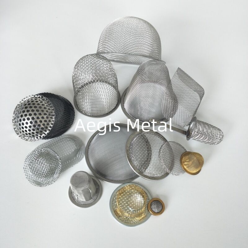 Cylinder Shape Stainless Steel 303 316 Wire Mesh 20 30 50 100 Micron ...