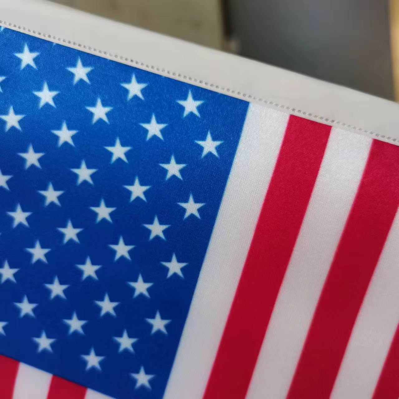 Custom Small Flag Stickers Country Office Table Flag Banner Aluminum ...