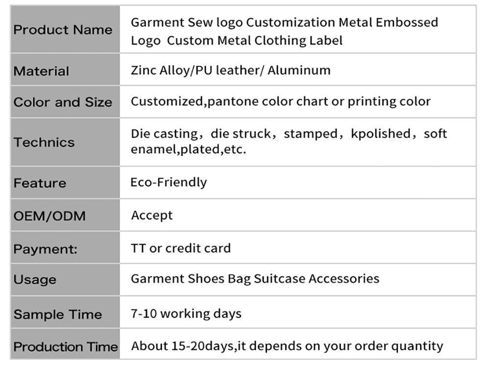 Factory Customized Fashion 3d Metal Small Letter Brand Logo Metal Label ...