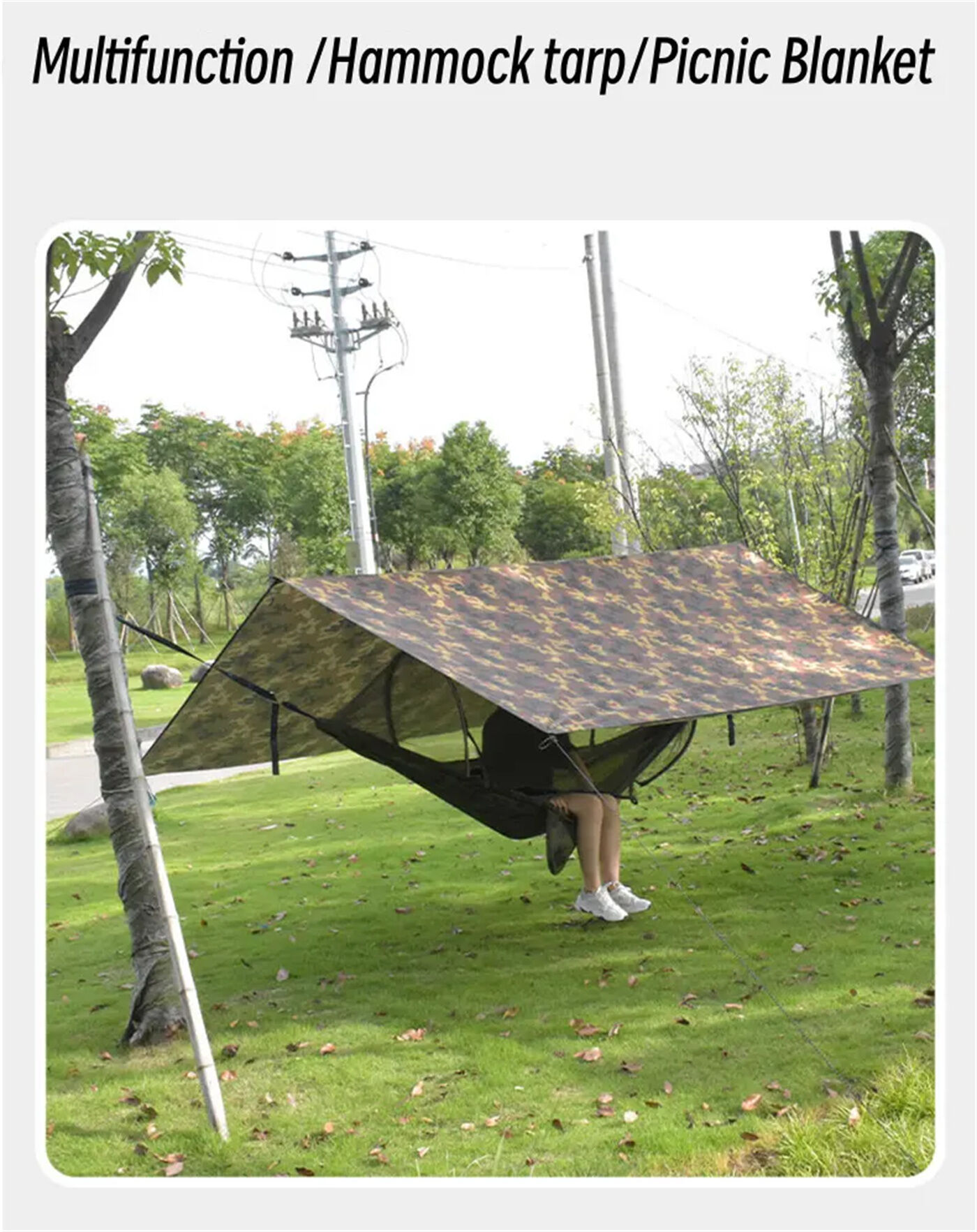 300*500cm Newest Portable Camouflage Firm Strong Durable Polyester Camp ...