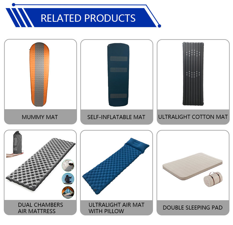 Lightweight Outdoor Air Pad Ultralight Insulated Inflatable Mat ...