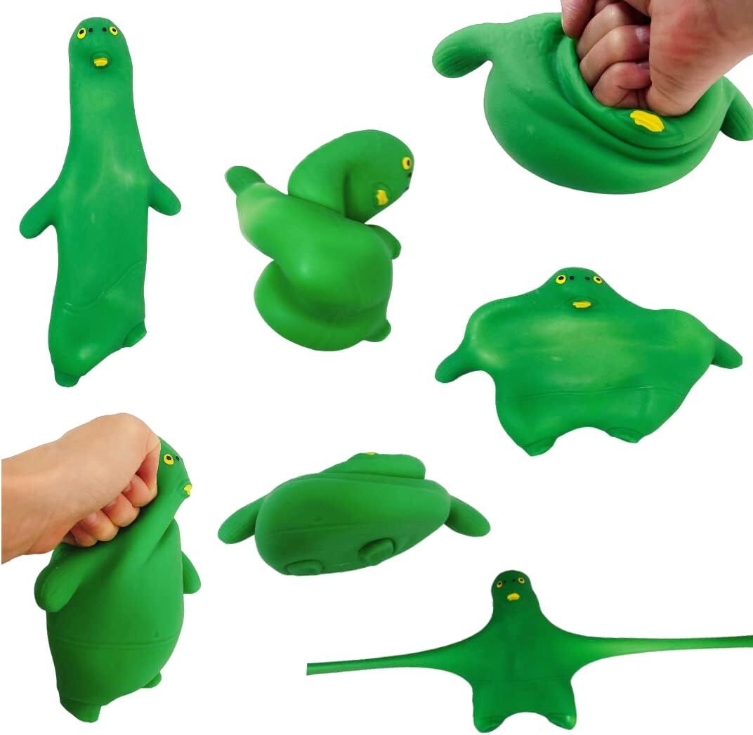 Green Head Fish Toy, Decompress And Squeeze Stress Toy Figure For ...
