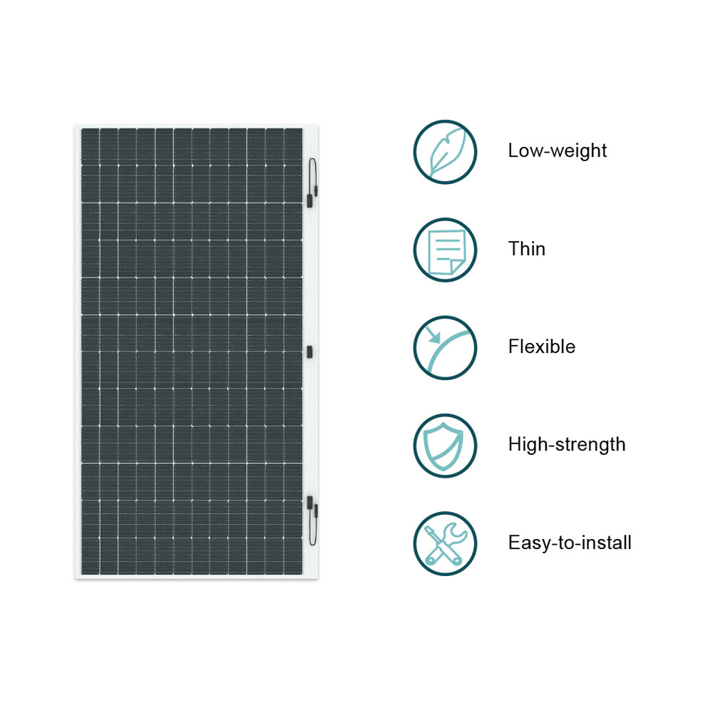 Durable And Light Weight Flexible Solar Panel 520w Mono-crystaline ...