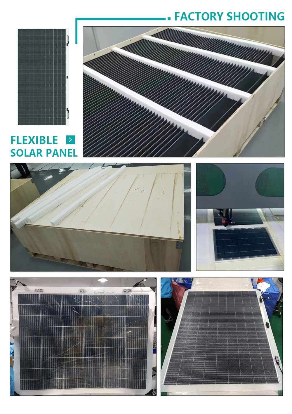 Durable And Light Weight Flexible Solar Panel 520w Mono-crystaline ...