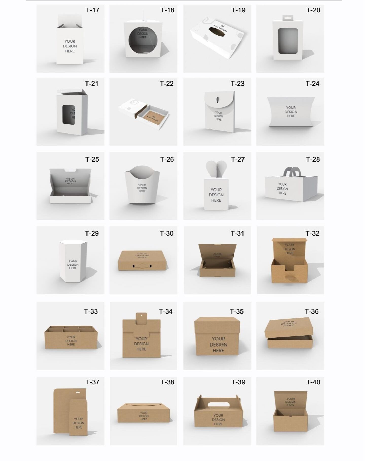 Biodegradable Kraft Corrugated Gift Package Box Cosmetic Packaging ...