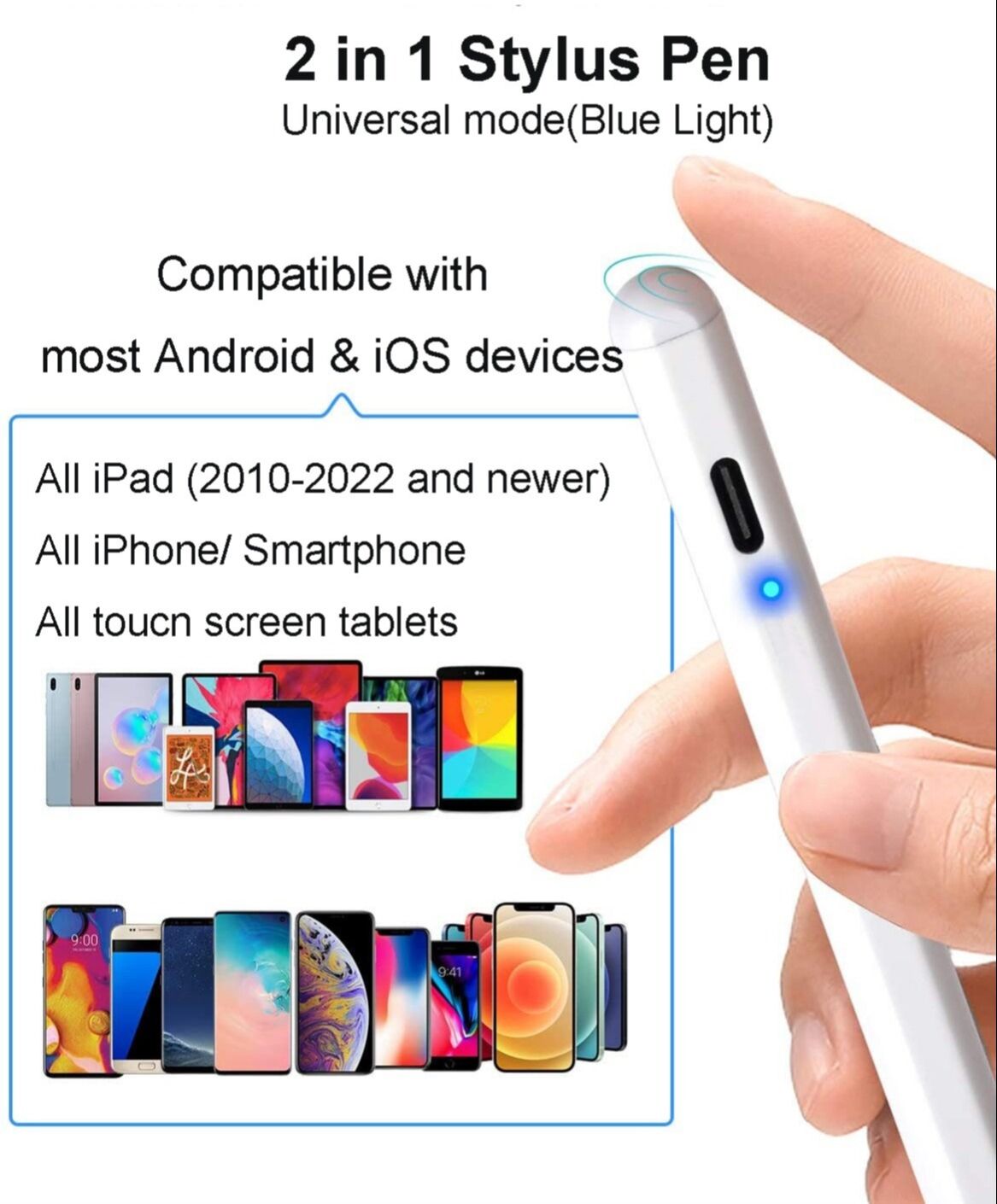 Oem Odm Stylus Pen Pro Magnetic Attached With Replacement Tip Active ...