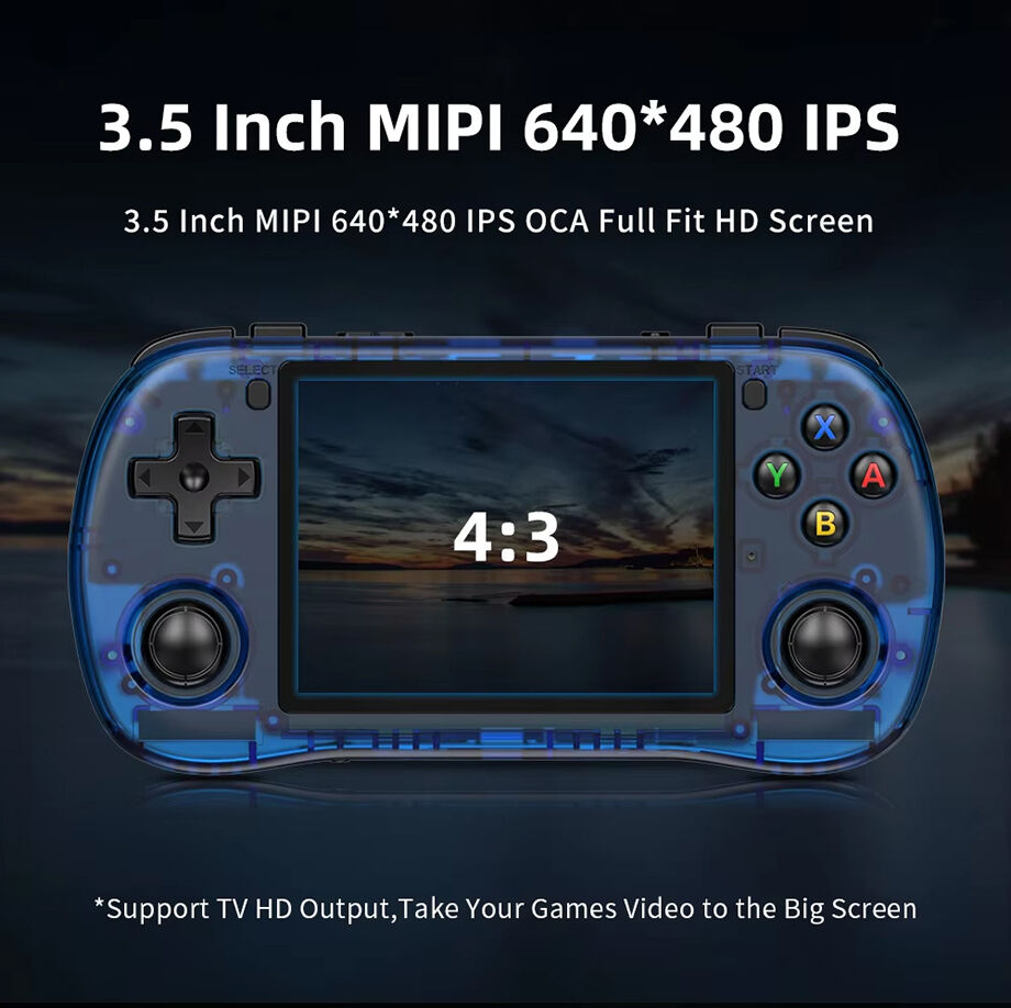 Powkiddy X35h Retro Handheld Game Console 3.5-inch Screen 640*480 ...