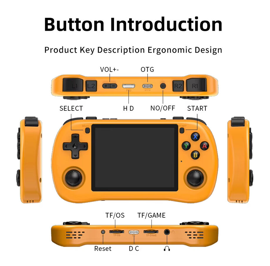 Powkiddy X35h Retro Handheld Game Console 3.5-inch Screen 640*480 ...