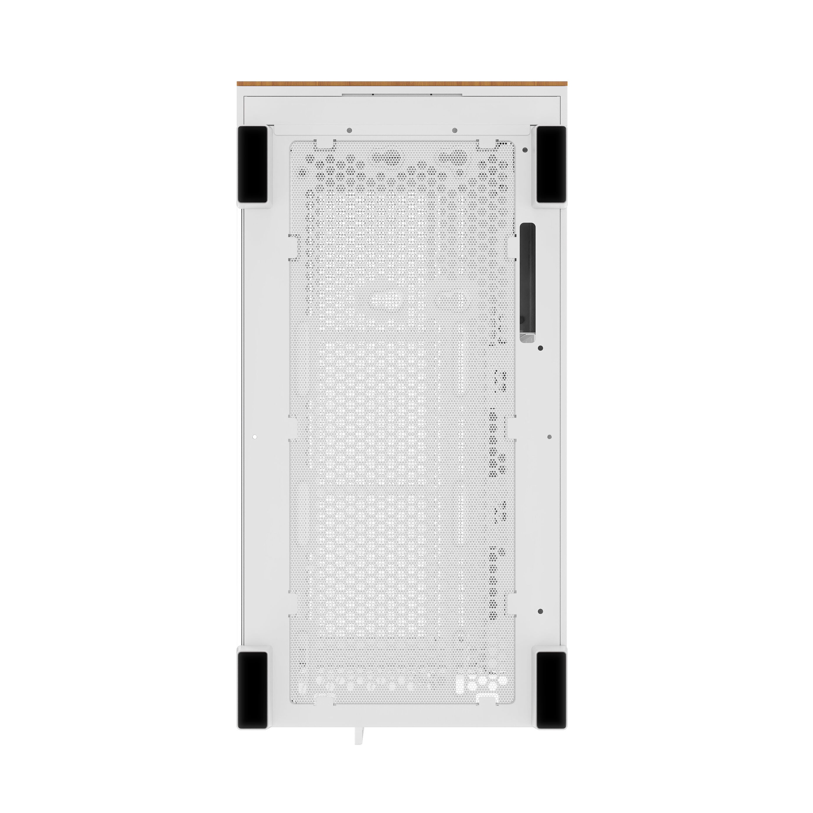 Ruix Matrix White Stylist Wooden Micro-atx Pc Case High Airflow ...