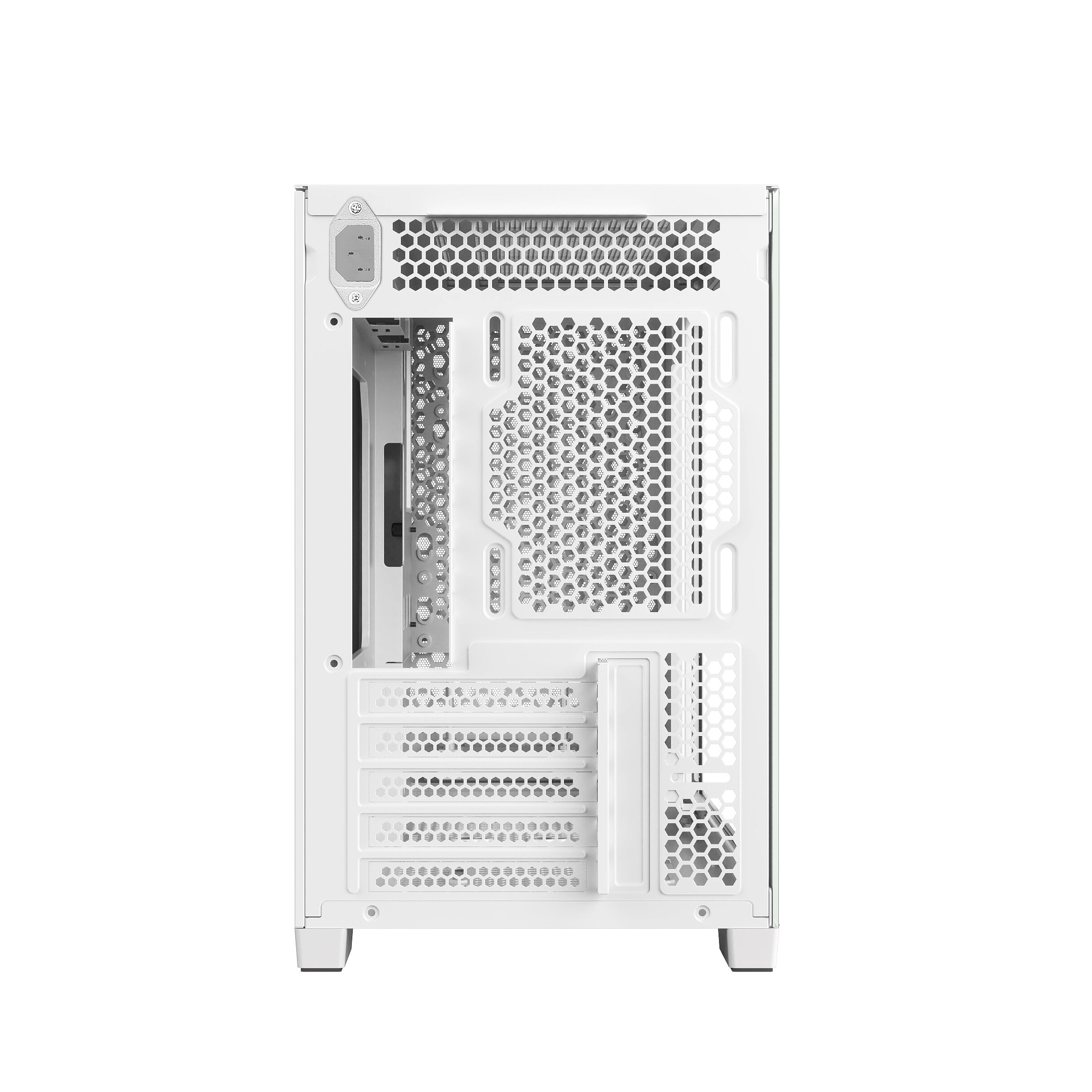 Ruix Matrix White Stylist Wooden Micro-atx Pc Case High Airflow ...