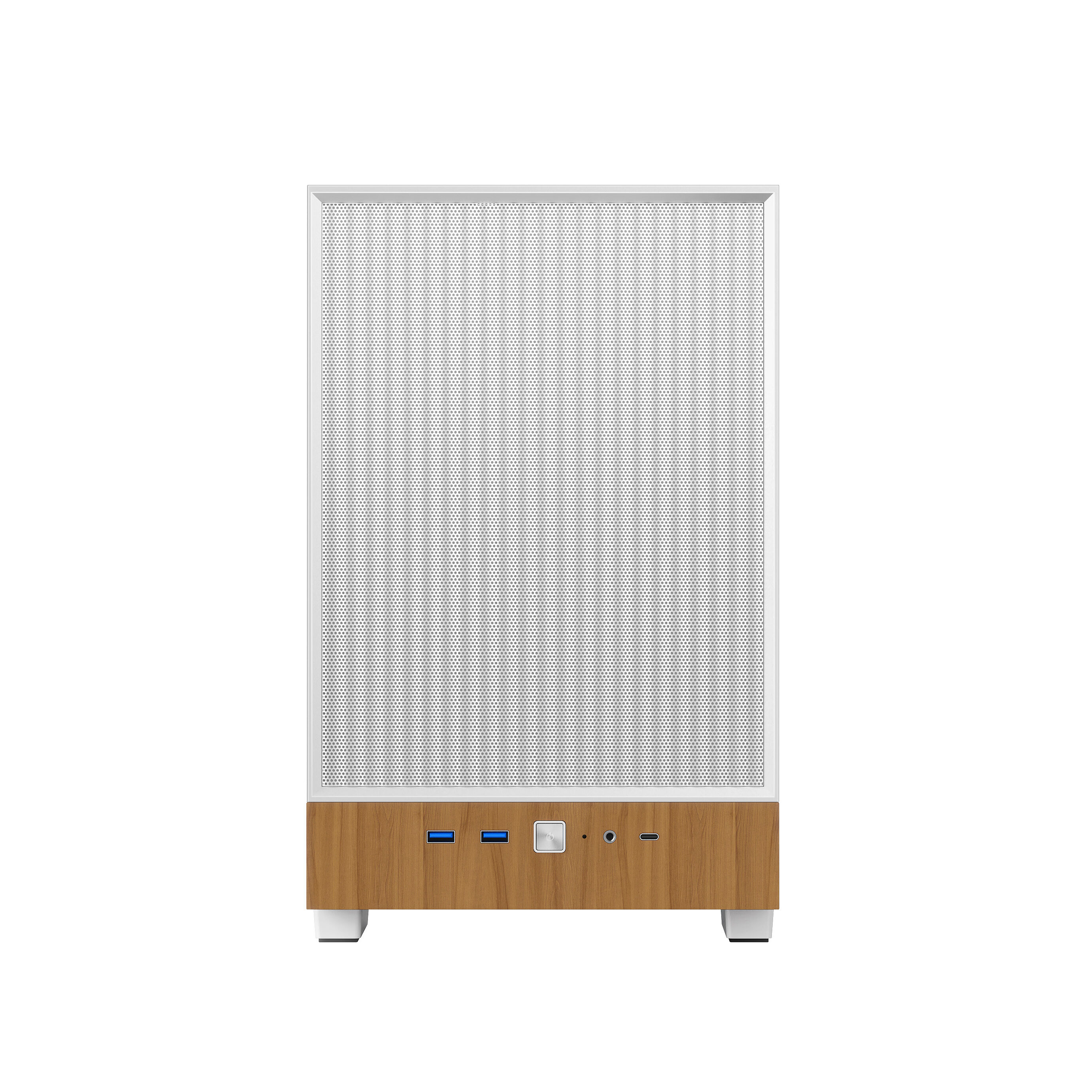 Ruix Matrix White Stylist Wooden Micro-atx Pc Case High Airflow ...