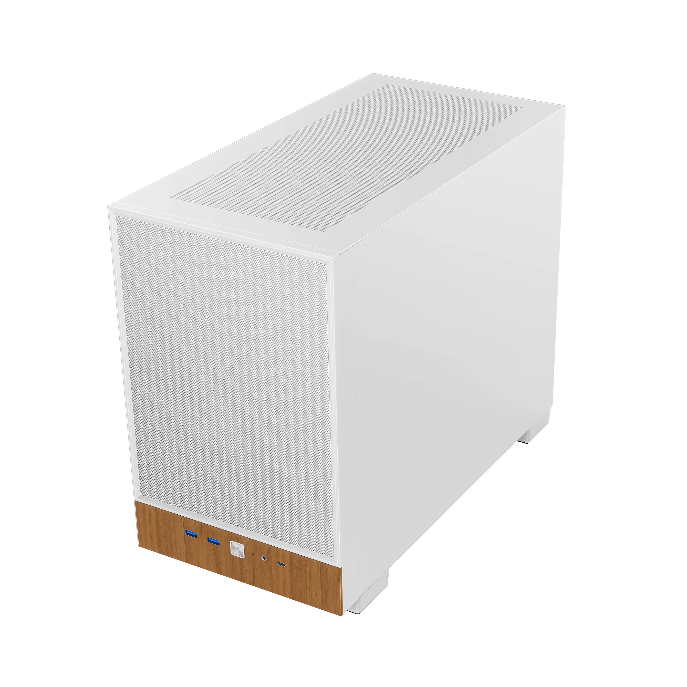 Ruix Matrix White Stylist Wooden Micro-atx Pc Case High Airflow ...