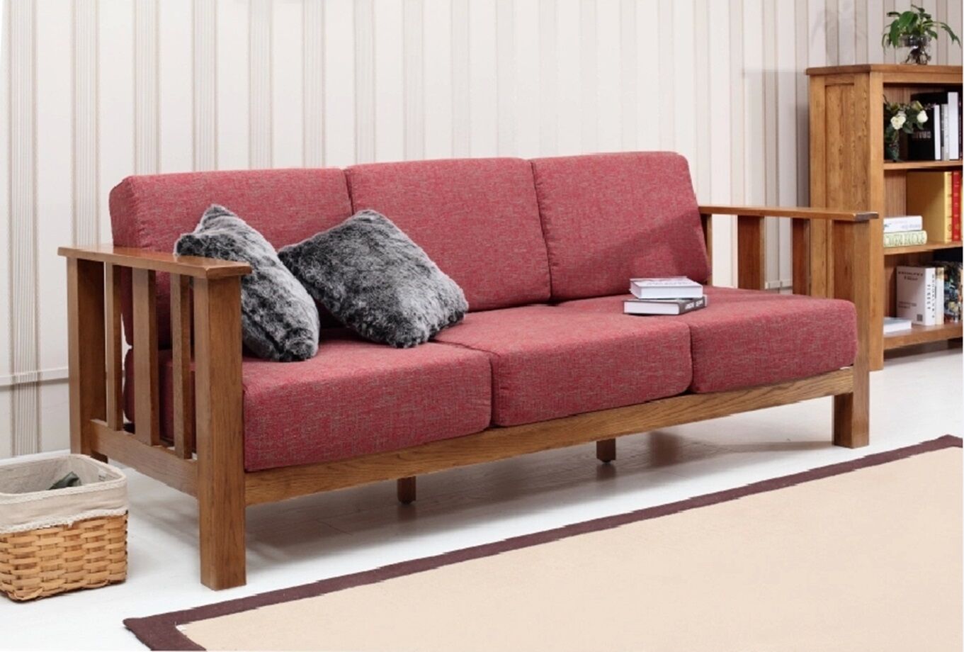 Simple Style Sofa With Solid Wood (m-x1099), Sofa With Solid Wood, Sofa ...