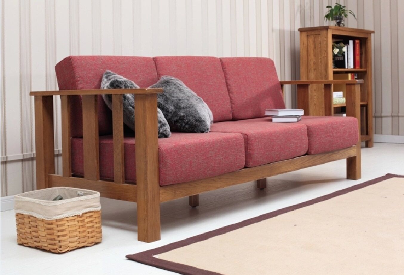 Simple Style Sofa With Solid Wood (m-x1099), Sofa With Solid Wood, Sofa ...