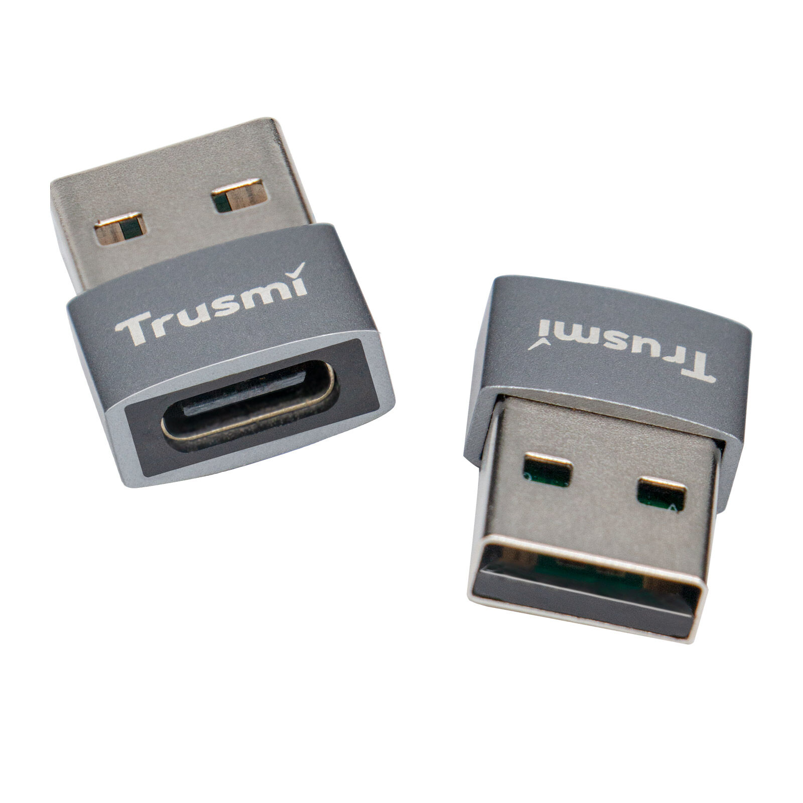 Trusmi Usb-a 2.0 Male To Type-c Female Otg Charging Audio Data Transfer ...