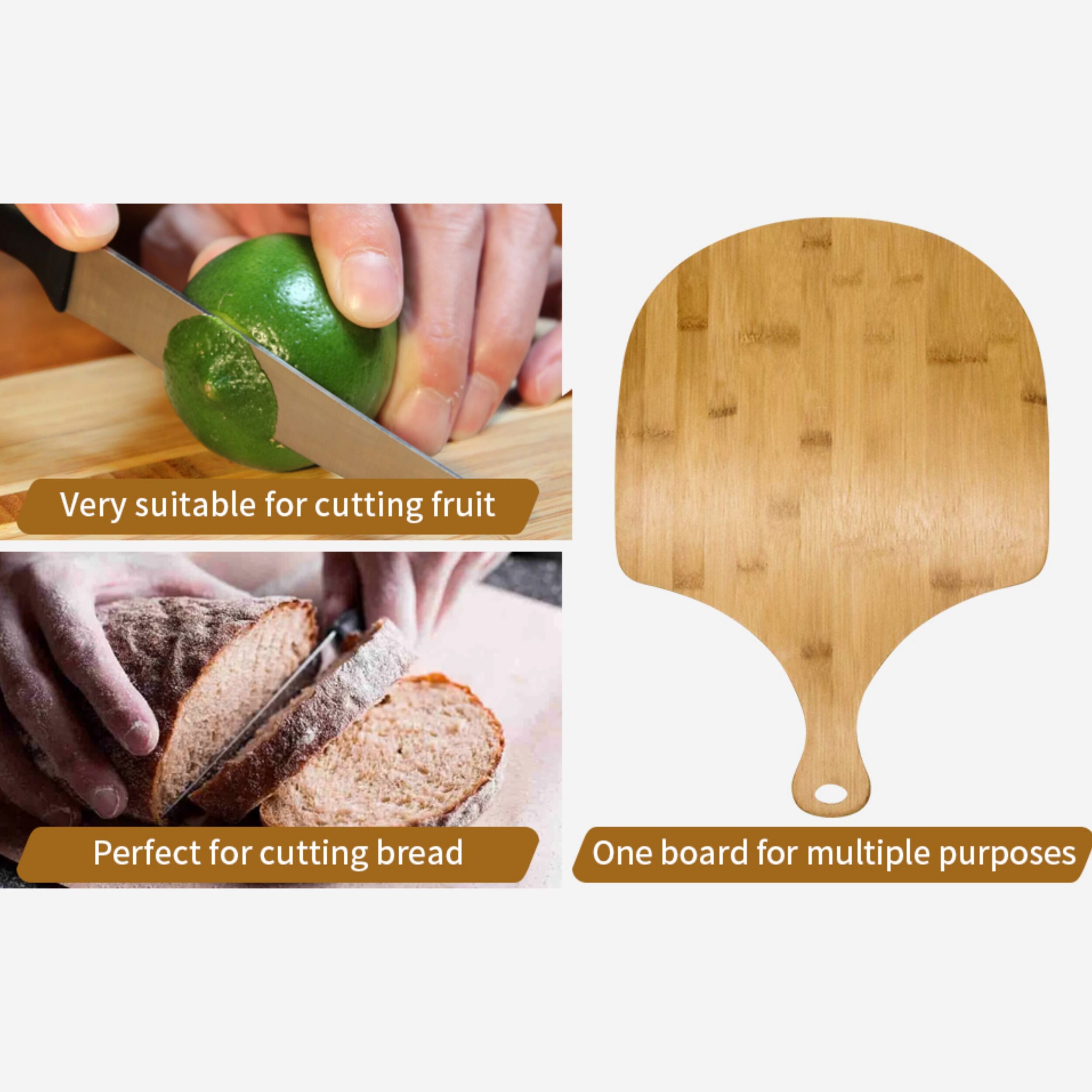 Bamboo Pizza Peel Bamboo Pizza Board With Handle Bamboo Cutting Board ...