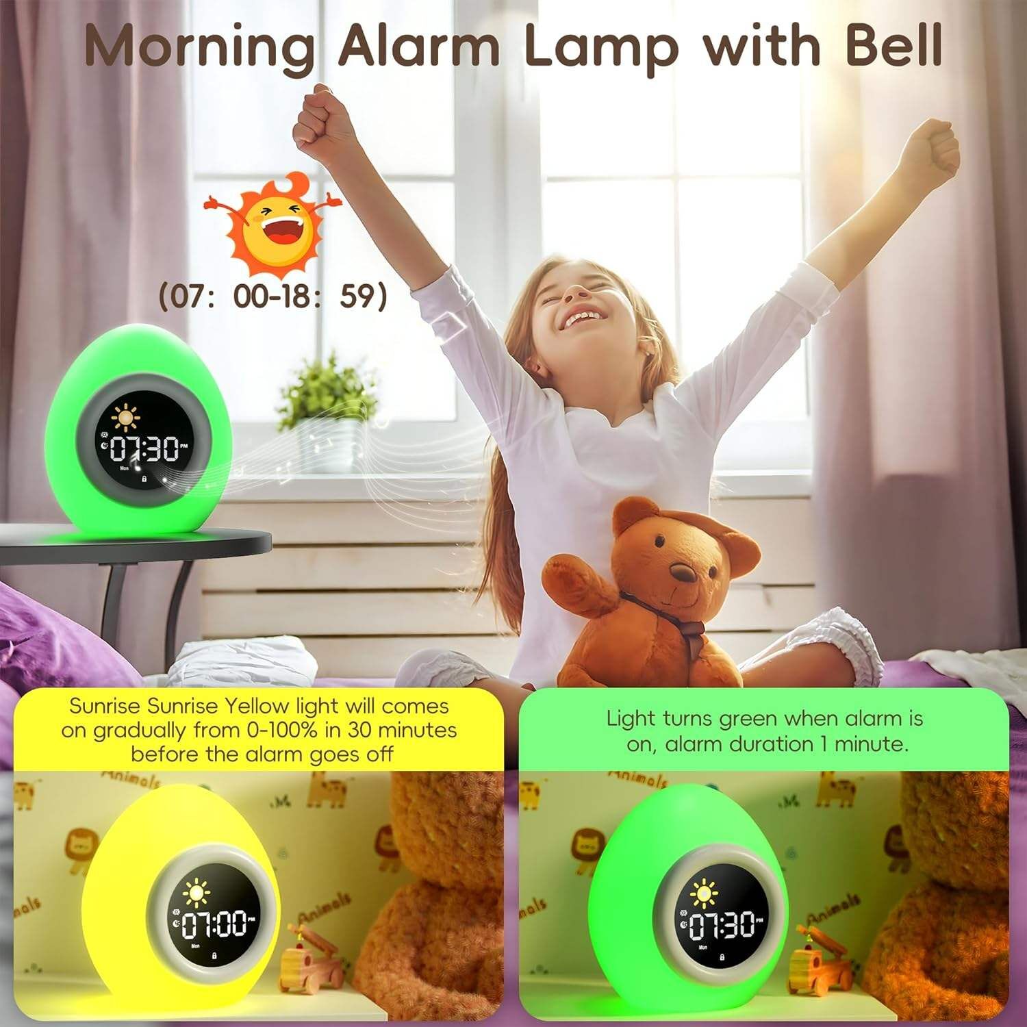 Factory Direct High Quality China Wholesale Kids Alarm Clock, Toddler ...