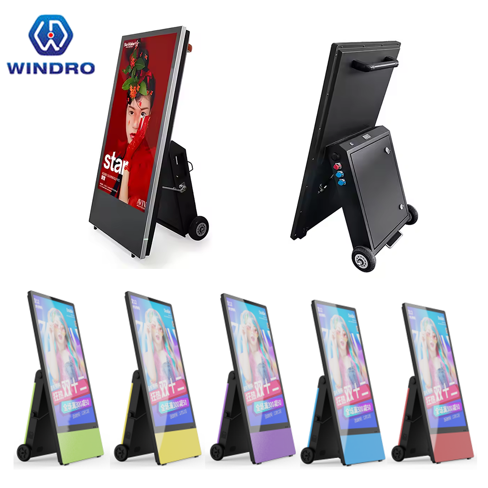 55 Inch Outdoor Floor Standing Interactive Waterproof Lcd Digital ...