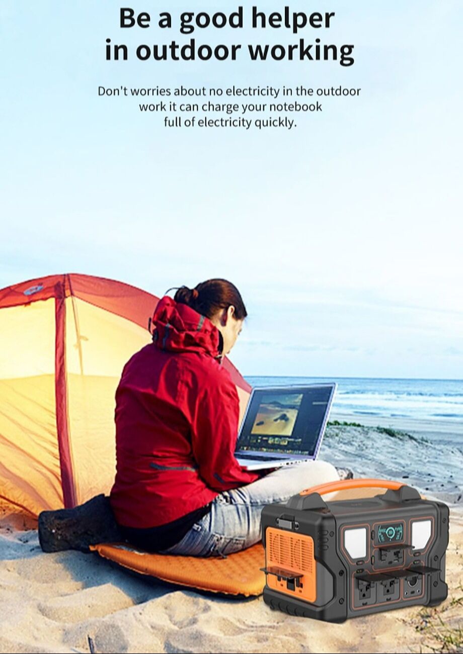 Outdoor Backup 700w Lifepo4 Mobile Solar Powered Electric Generator ...