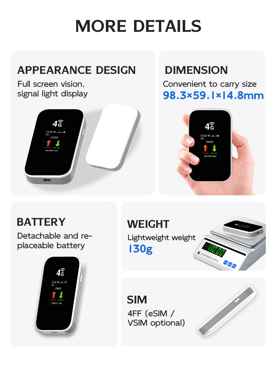 M419 3000mah Battery Mifis 4g 3000mah Esim Mifis 4g Lte Pocket Wifi ...