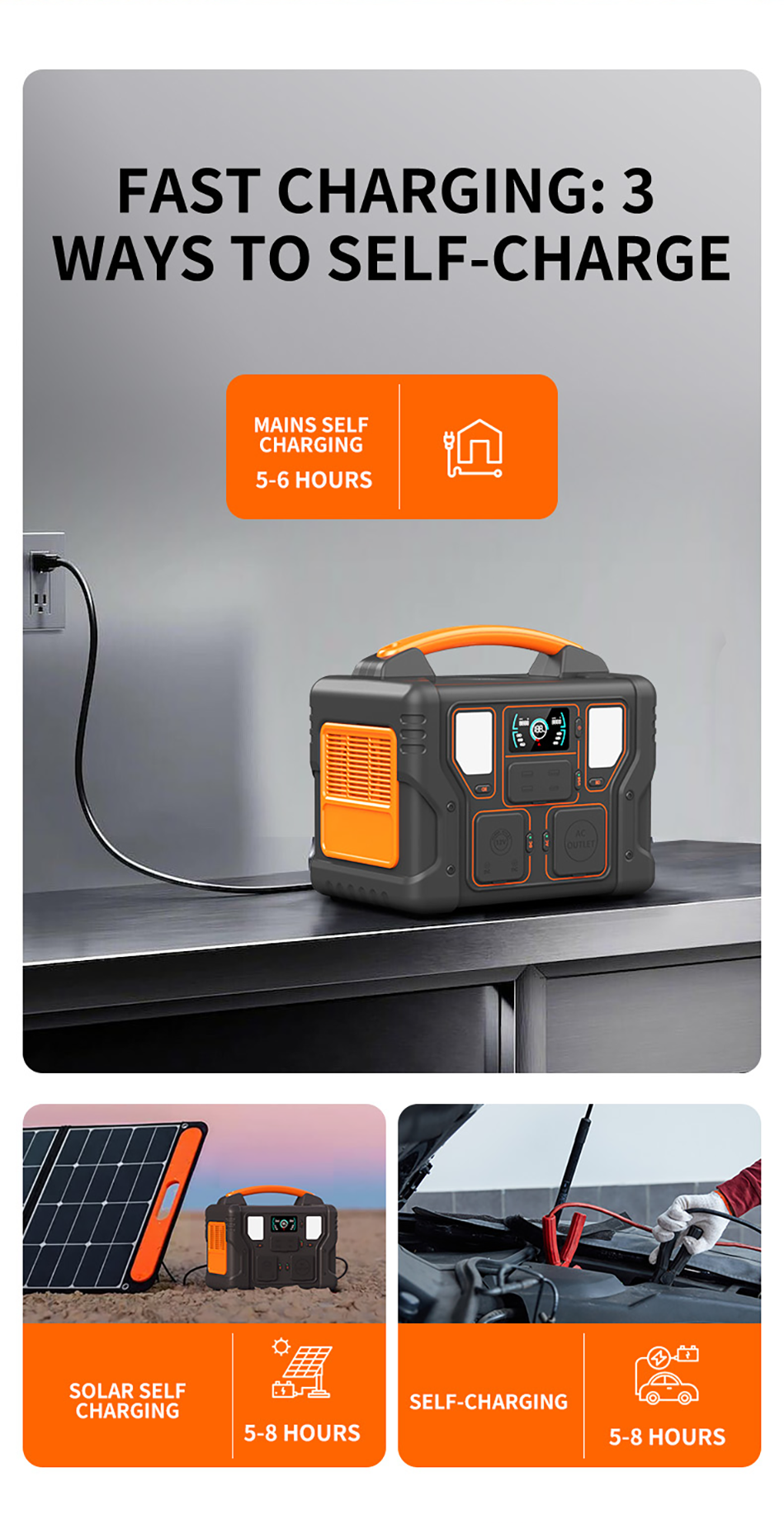 Bulk Buy China Wholesale Custom Ac Dc Small Camping Mobile Power Bank ...
