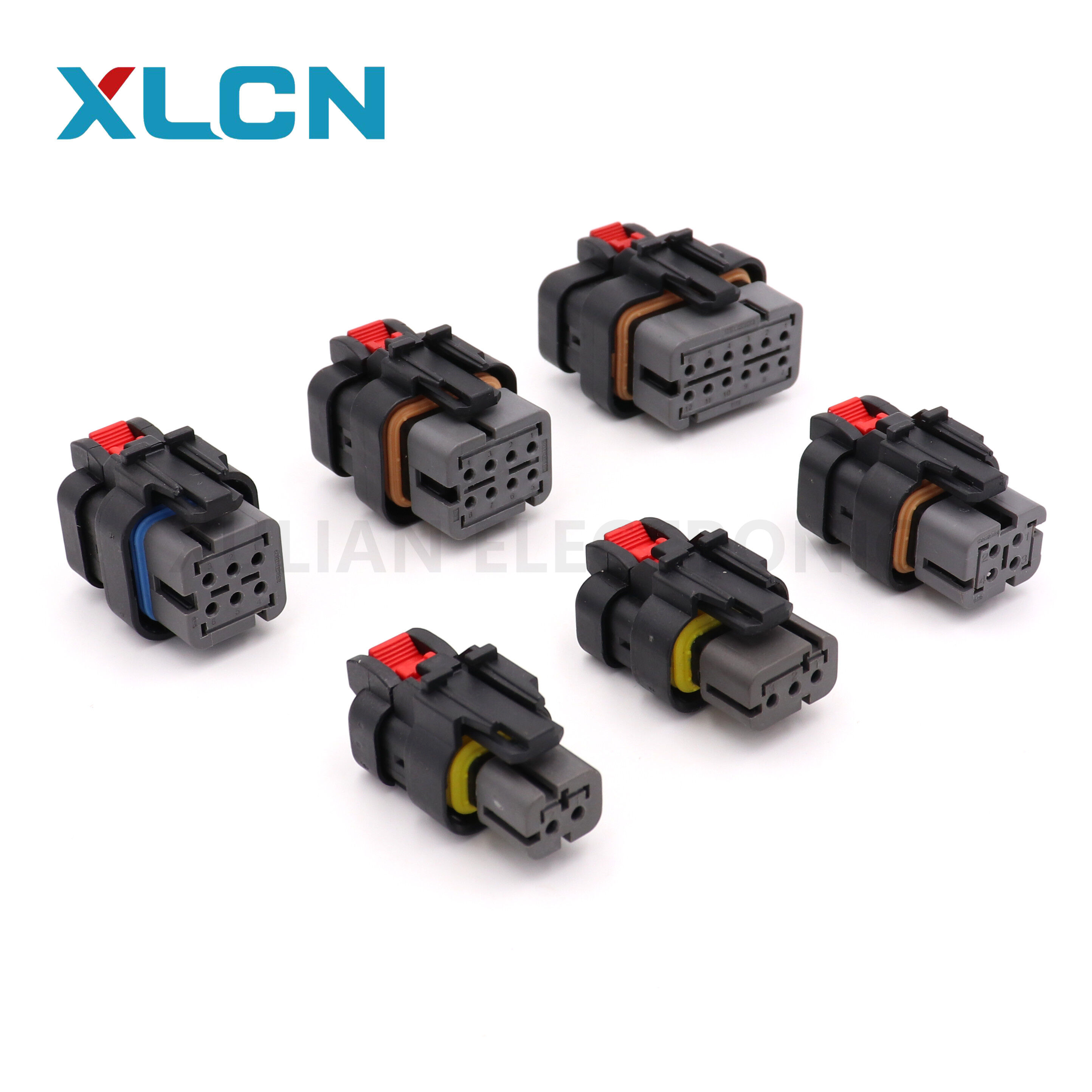 Factory High Quality 6 Pin 2 Pin Tyco Amp Waterproof Sealed Automotive ...