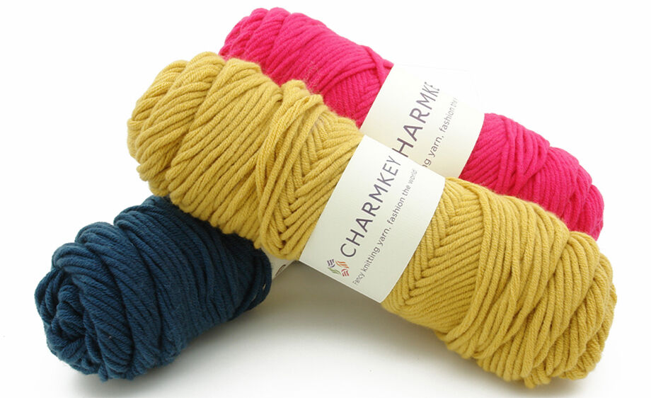 Colorful 100% Acrylic Knitting Yarn 5ply Chunky Milk Cotton Yarn For ...