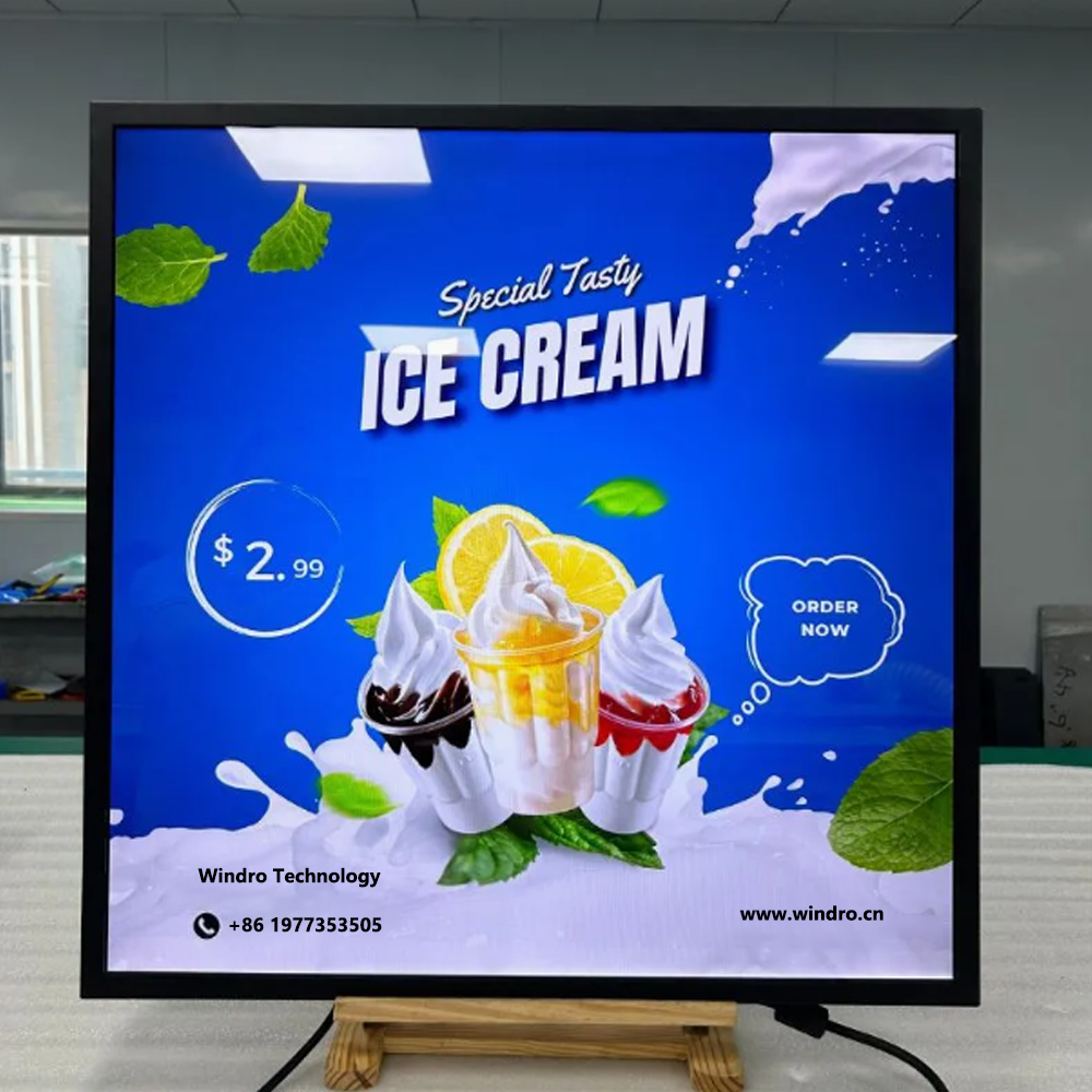 22" 33inch Square Lcd Display Wall Mount Nft Digital Signages Frame ...