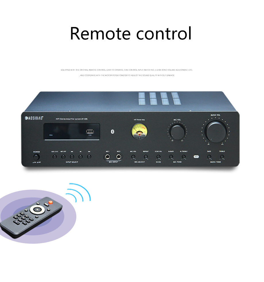 Wholesale Stereo Audio Amplifier 2 Channel Bluetooth Power Professional ...