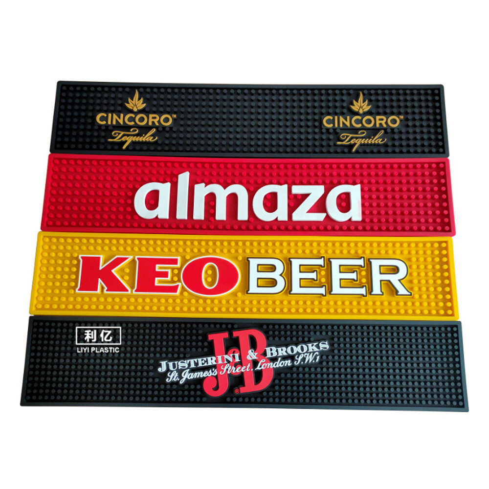 Buy China Wholesale Custom Logo Soft Rubber Pvc Bar Mat New Design ...