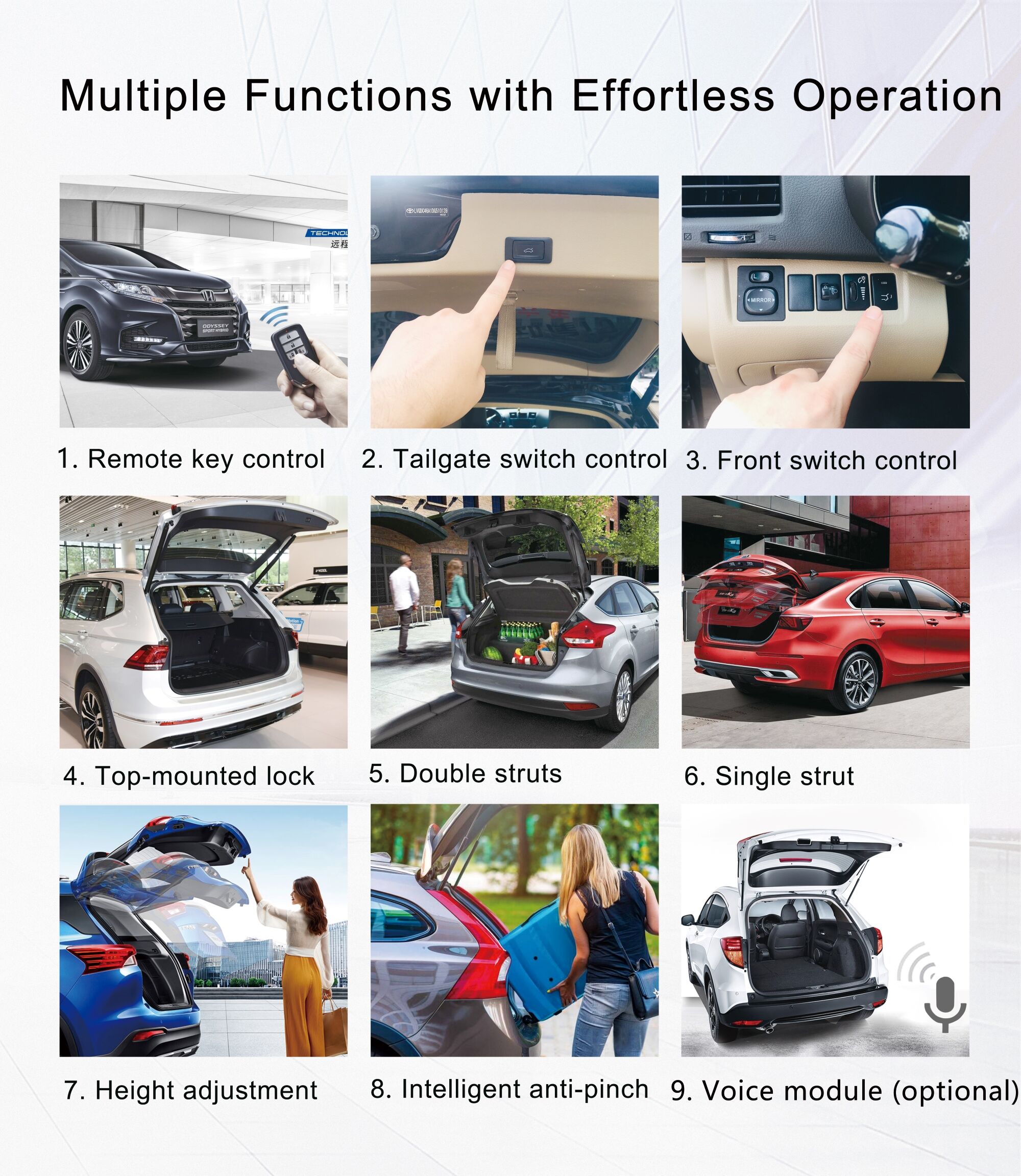 Wholesale High Quality Automotive Parts Electric Tailgate Lift For ...