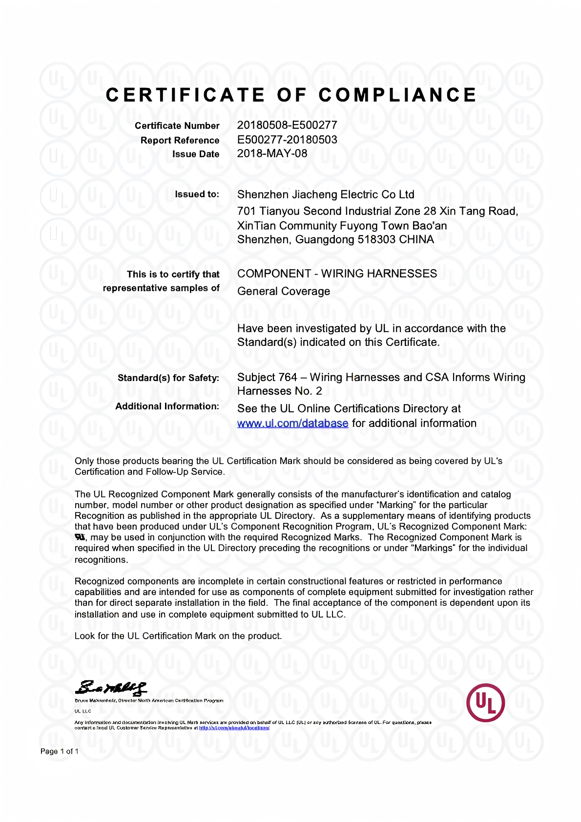 High-performance Electrical Cable Assemblies With Ul/ce Certified ...