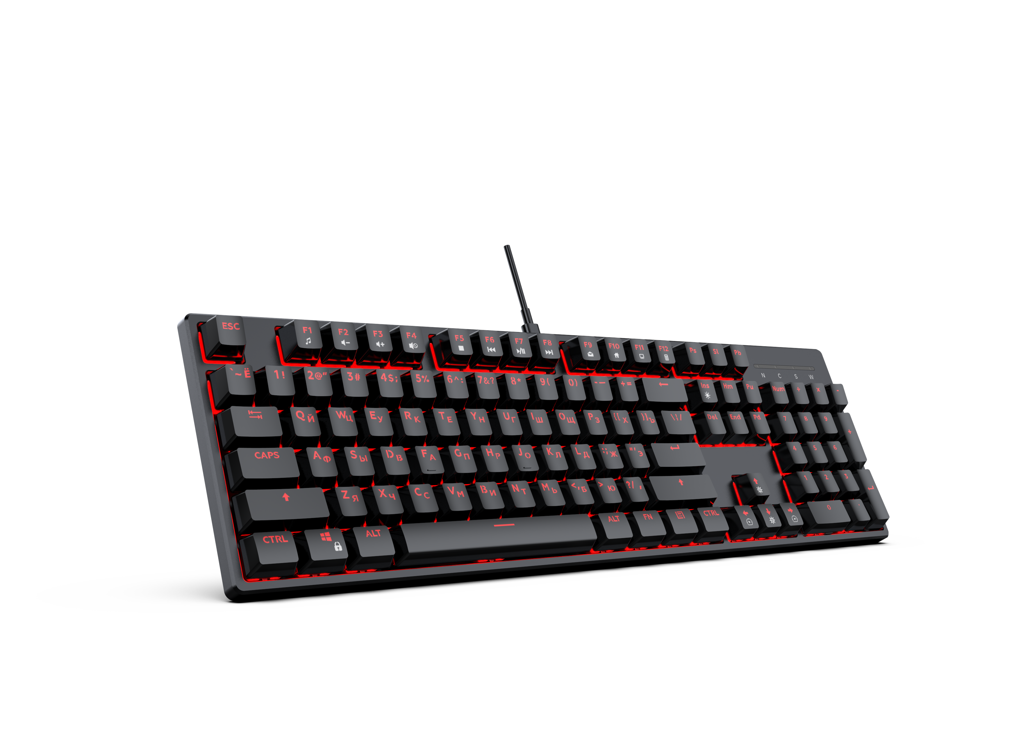 104 Keys Mechanical Gaming Keyboard Key-cap：abs+double Injection Led ...