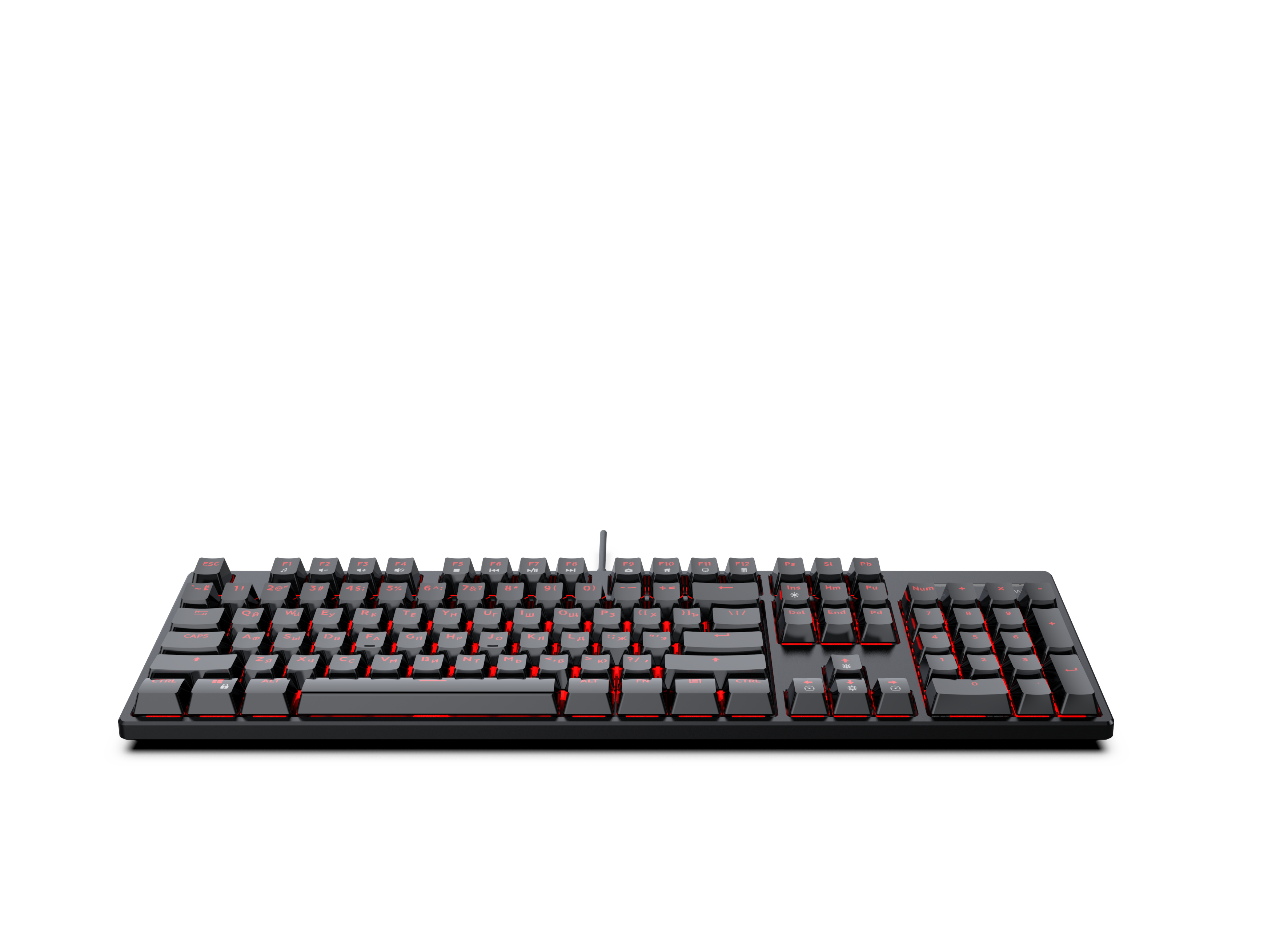104 Keys Mechanical Gaming Keyboard Key-cap：abs+double Injection Led ...