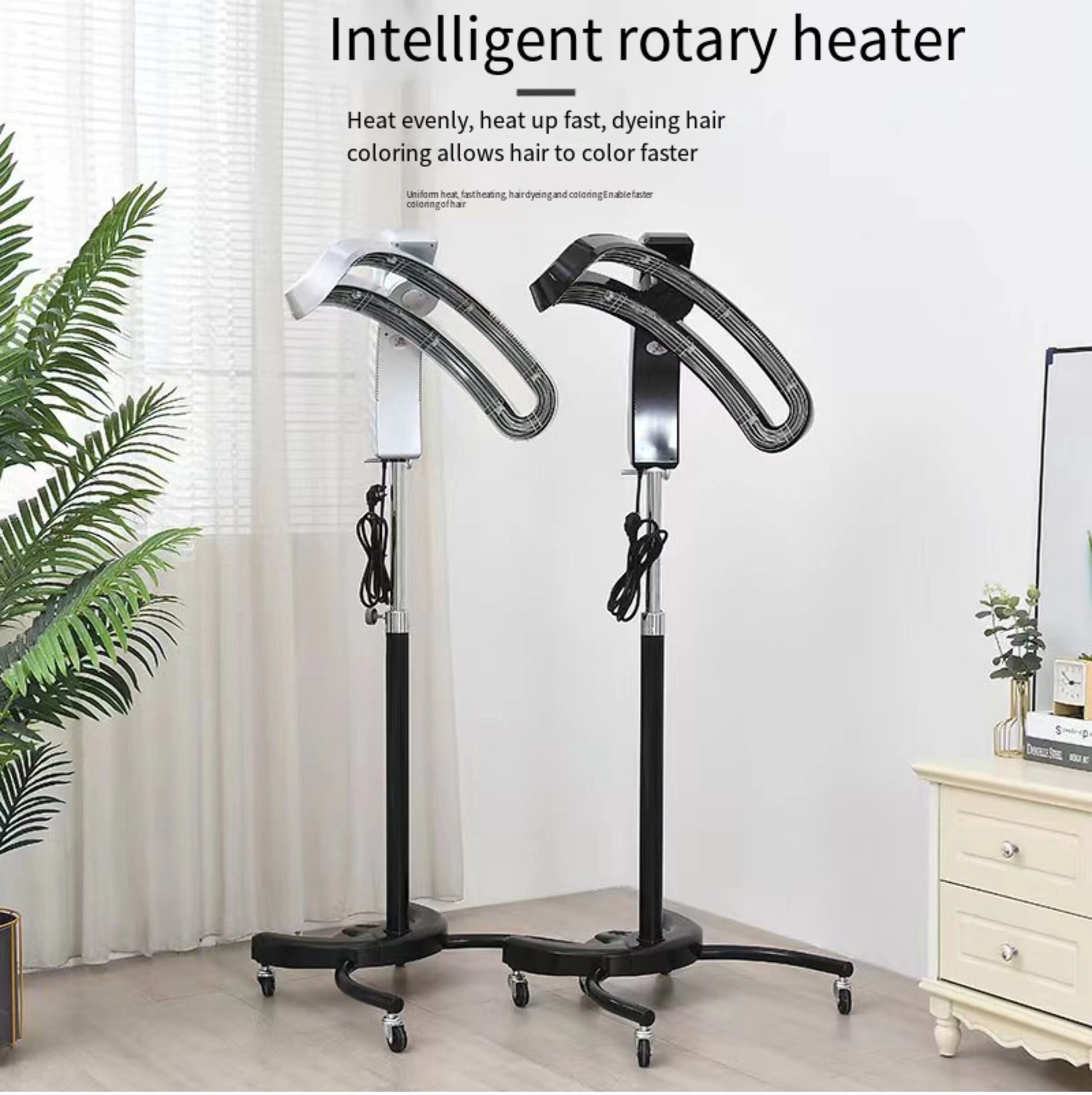 Smart Far-infrared Hair Dryer Quick Heating 360 Degrees Rotating Led ...