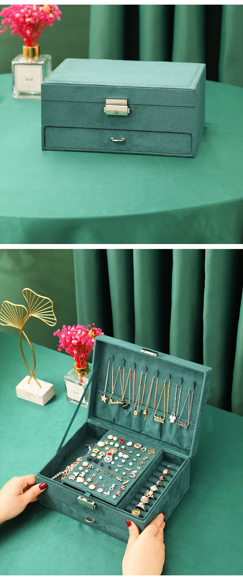 Wholesale Jewelry Display Tray Earrings Rings Necklace Storage ...