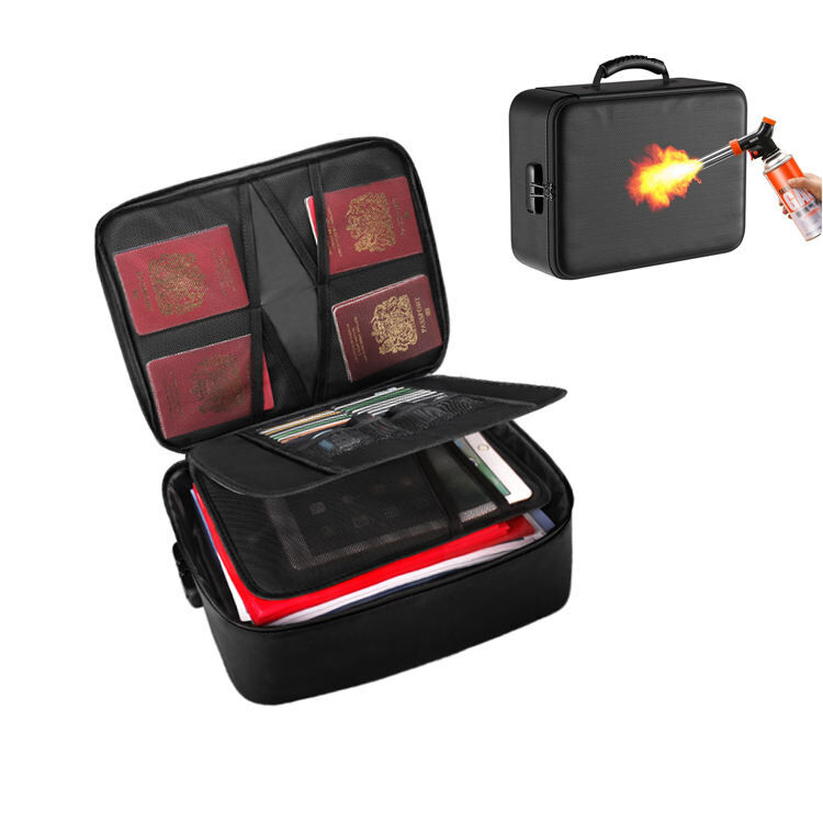 Uknow Hot Selling Portable Upgraded Heat Fireproof Waterproof Safe ...