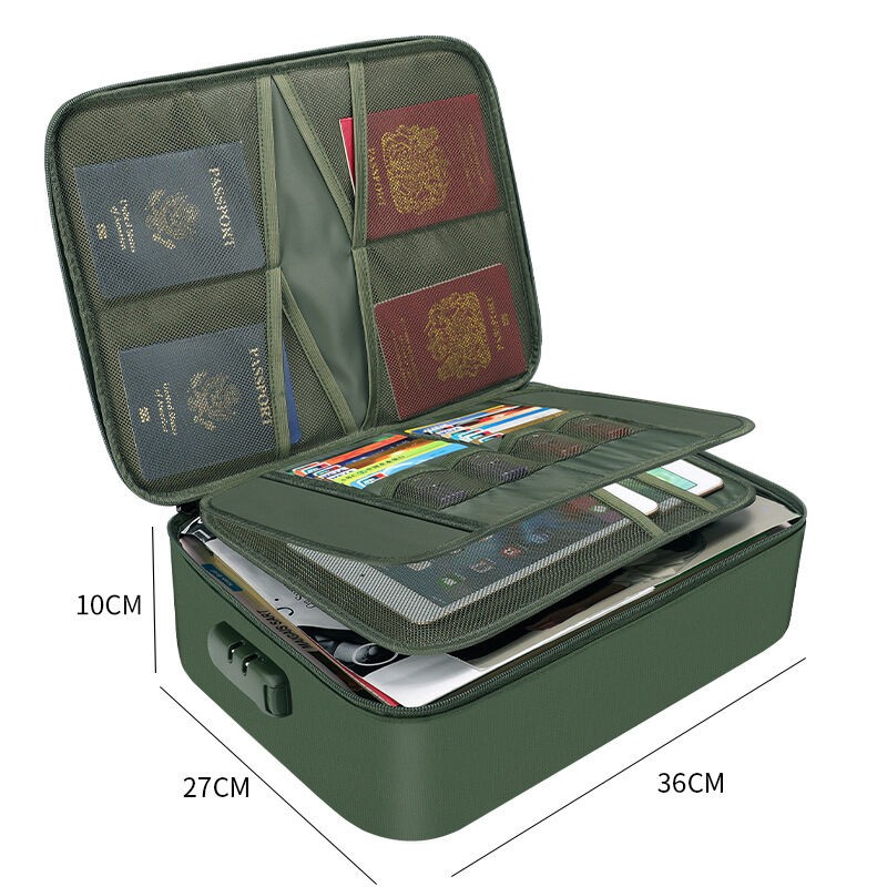 Uknow Hot Selling Portable Upgraded Heat Fireproof Waterproof Safe ...