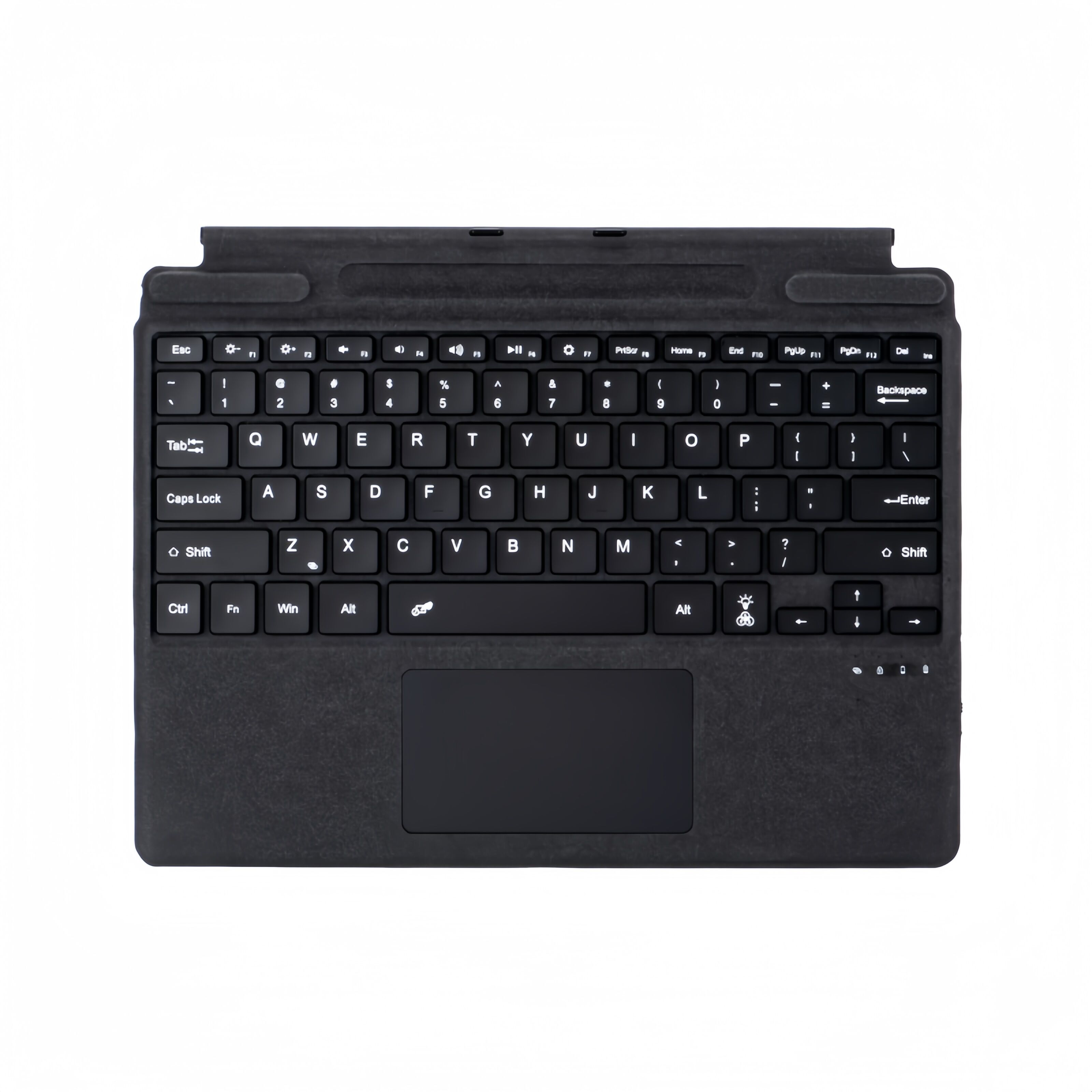Magnetic Wireless Keyboard With Touchpad 7-color Backlight For Surface ...
