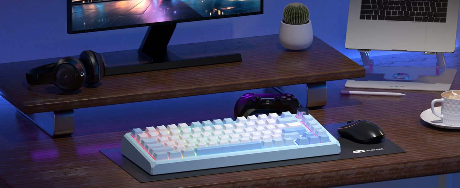 New In 2025 Magegee Captain75 Wireless Mechanical Keyboard Cnc Aluminum ...