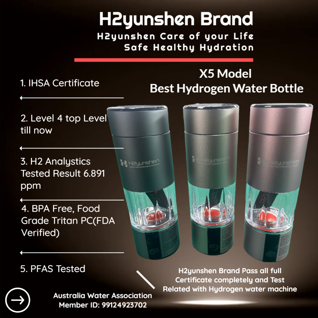 H2yunshen Brand Ihsa Level 4 Best Hydrogen Water Bottle 2024 2025 ...