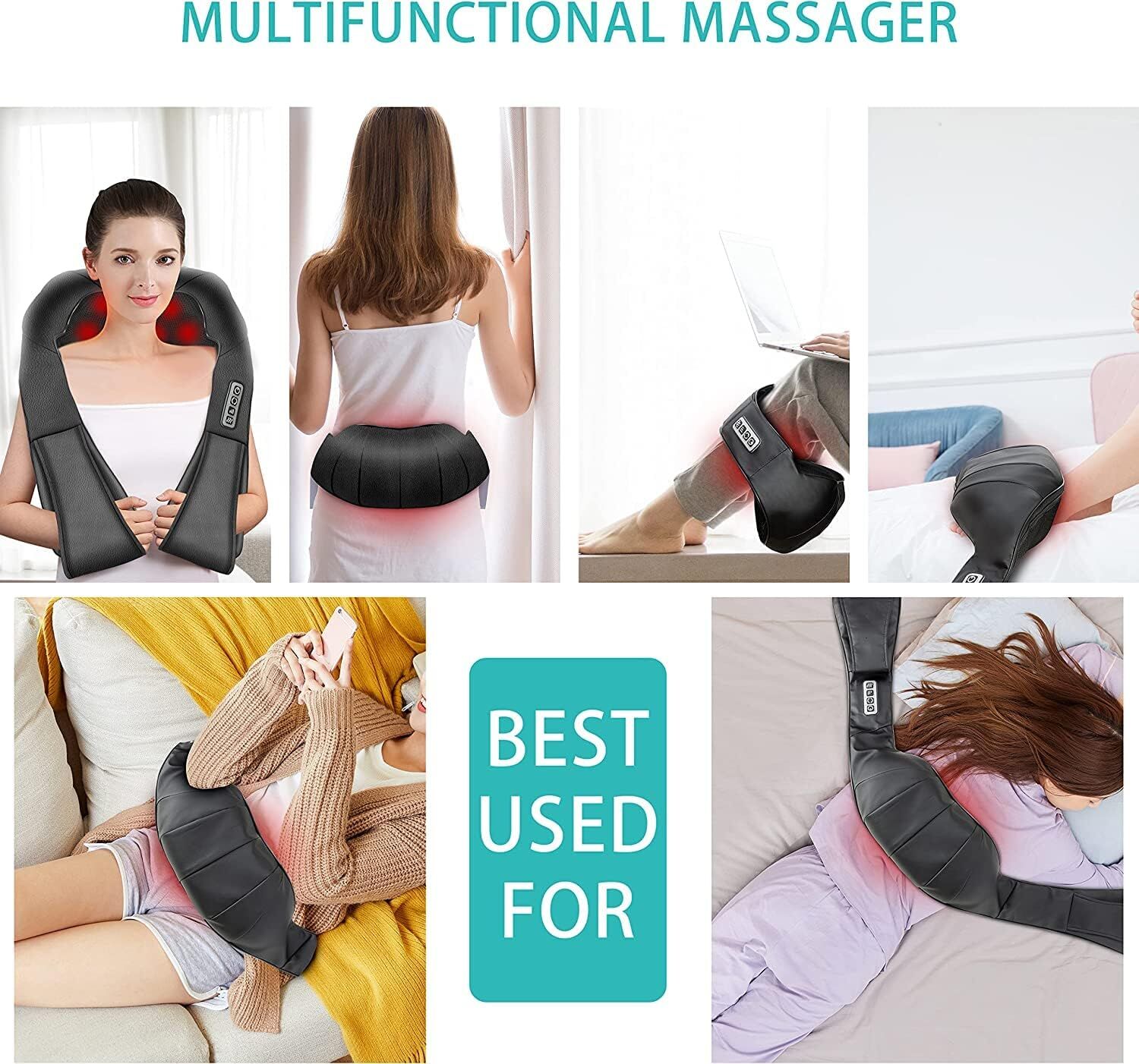 Asy&safe To Operate&three Custom Speed Modes Back Massager One Simple ...