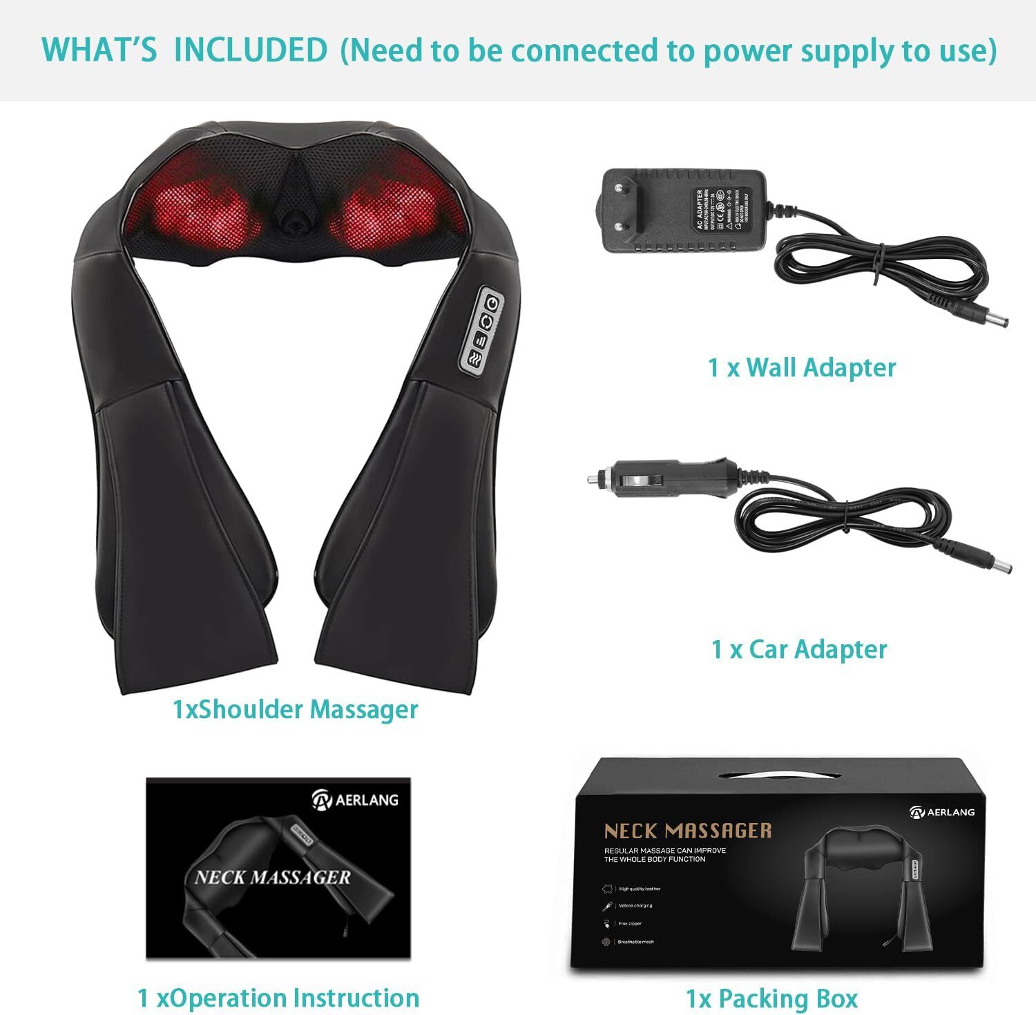 Asy&safe To Operate&three Custom Speed Modes Back Massager One Simple ...