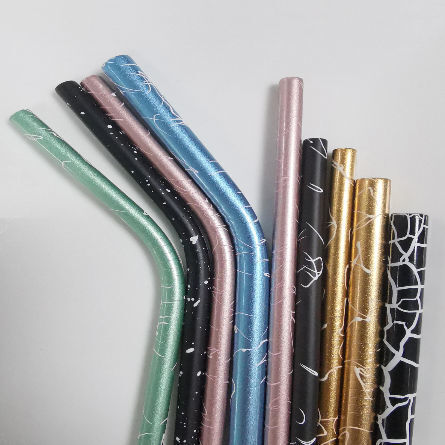 Beverage Eco Reusable Stainless Steel Metal Custom Laser Pattern ...