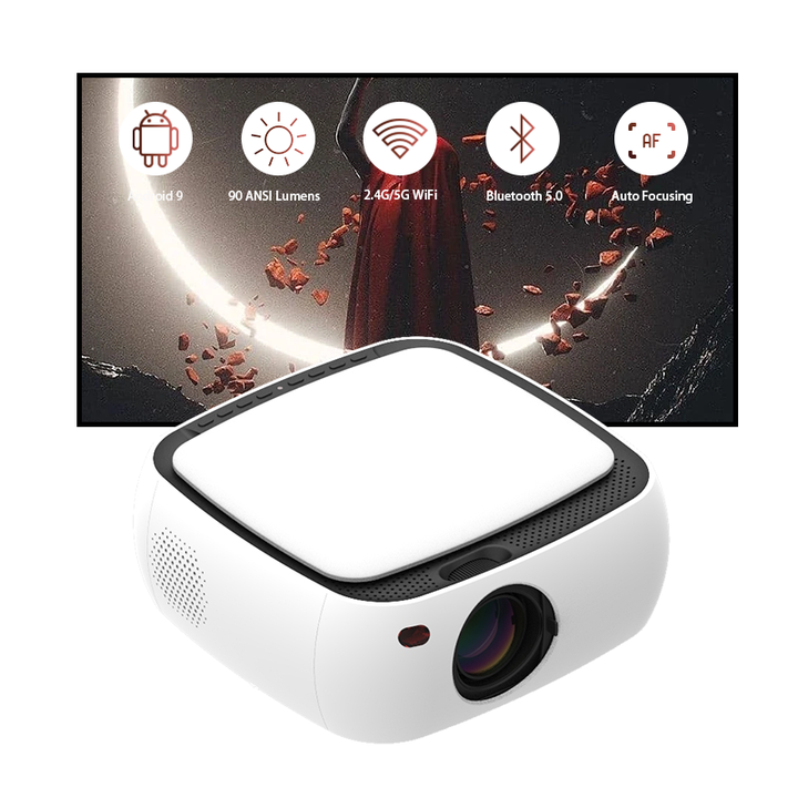 Android Smart Portable Projector Lcd Beam Video Led 1080p Proyector ...