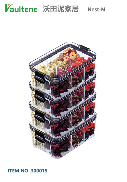 Buy China Wholesale Tidy Plastic 6 Independent Compartment Storage ...